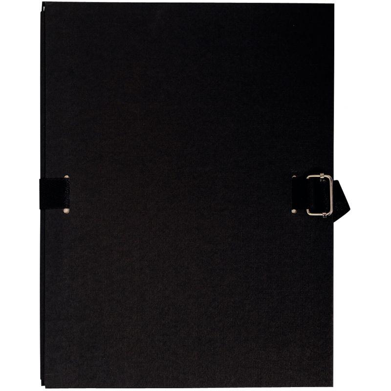 Paquet de 5 chemises à dos extensible, carton recouvert de papier toilé ...