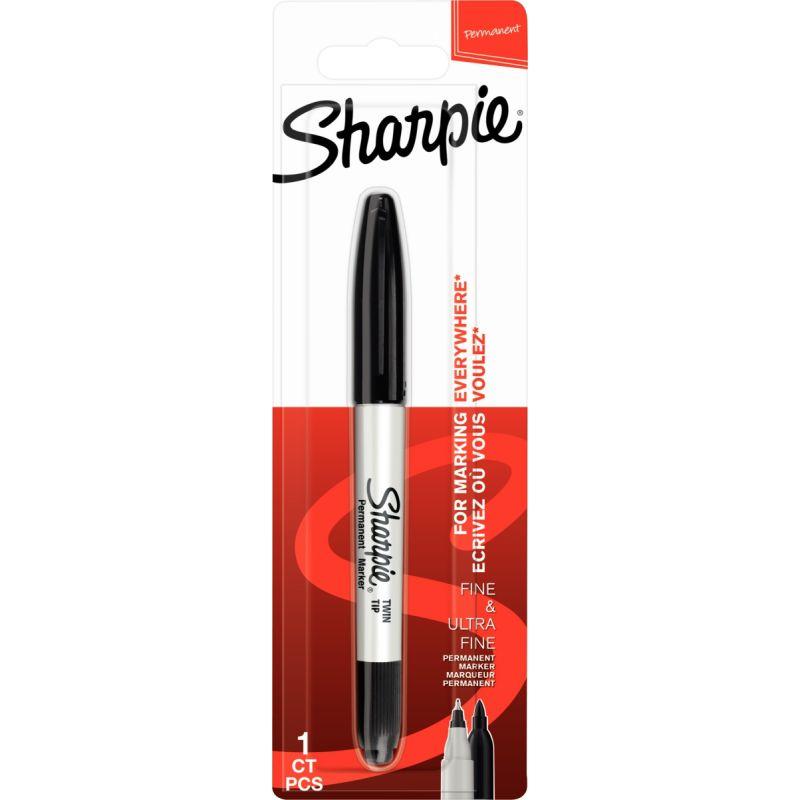 Marqueur noir Twin Tip Sharpie | Office DEPOT