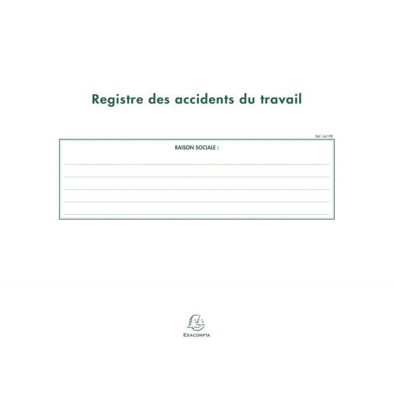 Registre des accidents du travail | Office DEPOT