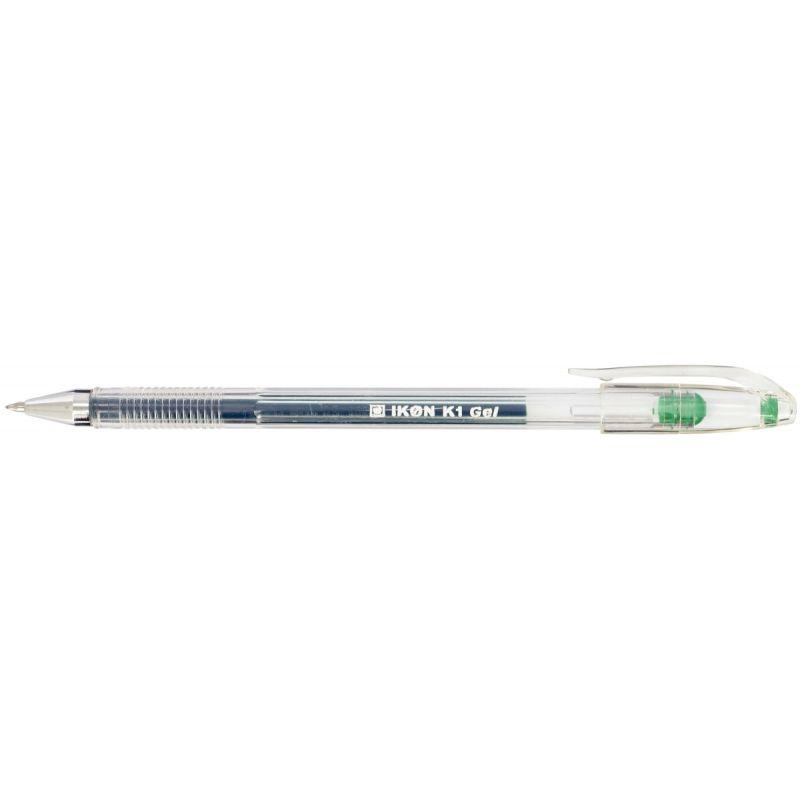 Stylo encre gel Ikon vert | Office DEPOT