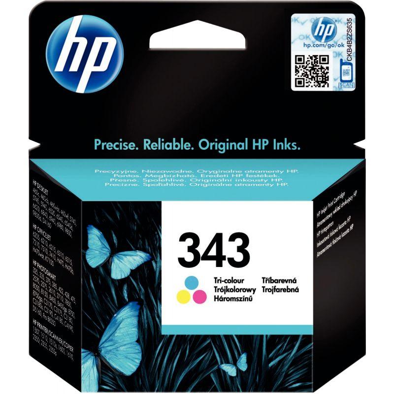 HP 343 - Cyan, Magenta, Jaune - Pack de 3 Cartouches jet d'encre ...