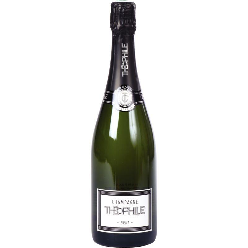 Carton 6 bouteilles de champagne Brut Théophile | Office DEPOT