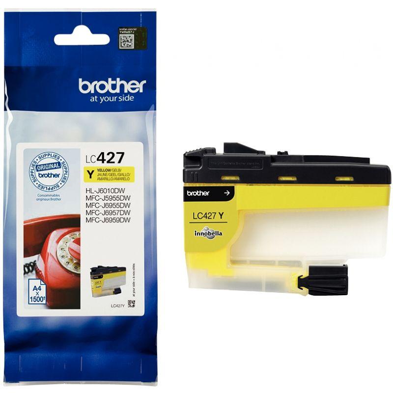 Brother LC427 - Jaune - Cartouche jet d'encre | Office DEPOT