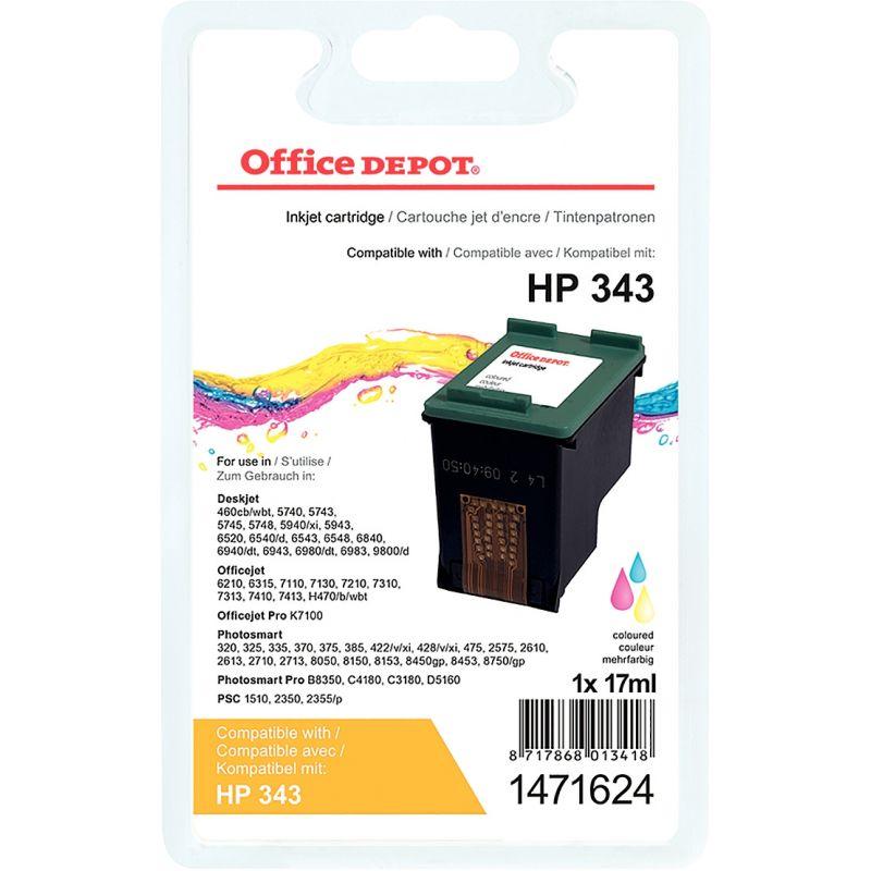 HP 343 - Cyan, Magenta, Jaune - Cartouche jet d'encre compatible ...
